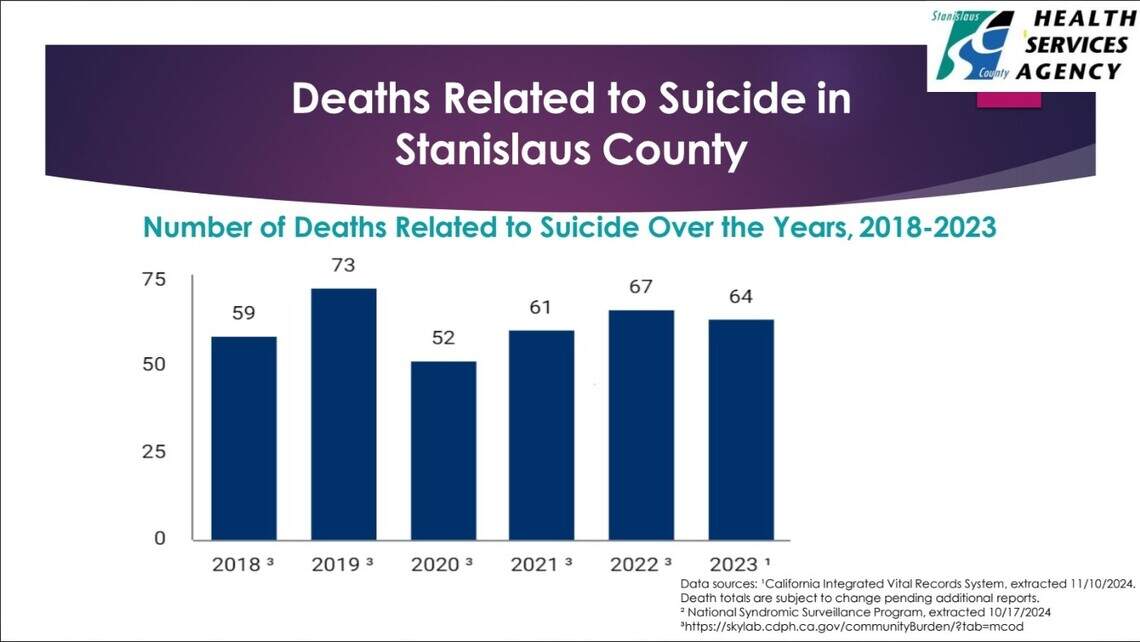 Stanislaus County records spike in April suicides | Modesto Bee