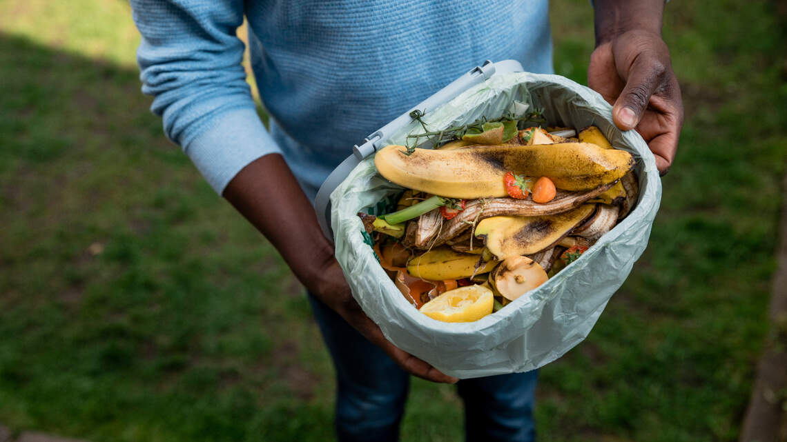 Free kitchen countertop pail for food waste in Sacramento CA ...