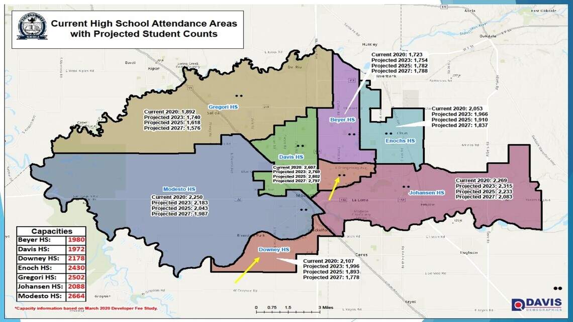 Modesto district looks at remapping high school boundaries | Modesto Bee