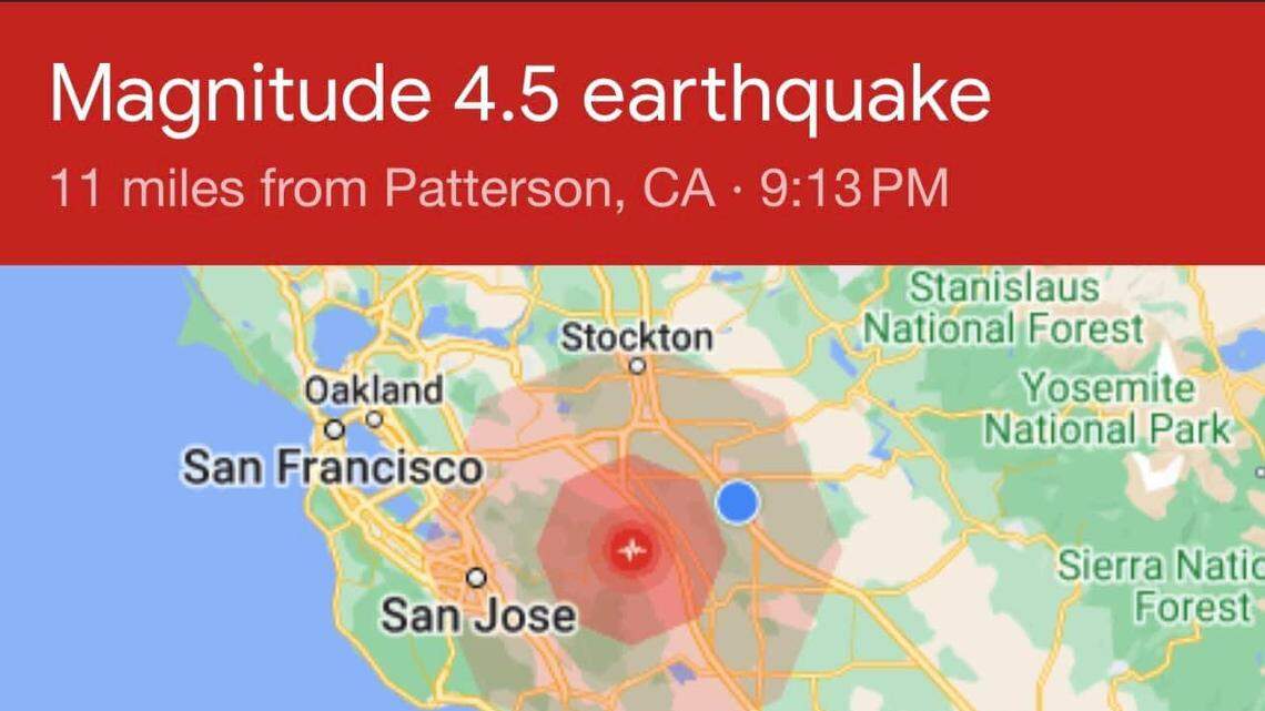 Series of earthquakes on Stanislaus County’s West Side | Modesto Bee