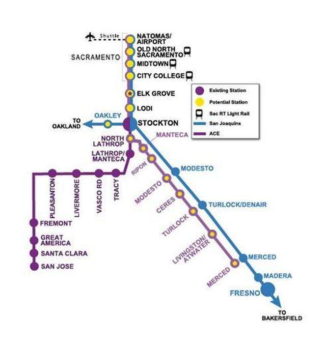 Separate from high-speed rail, ACE train expansion has promise ...